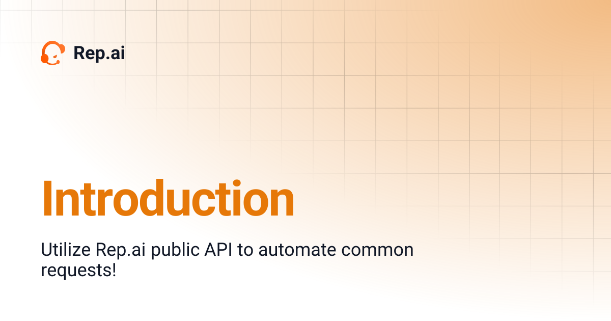 Introduction | Rep.ai
